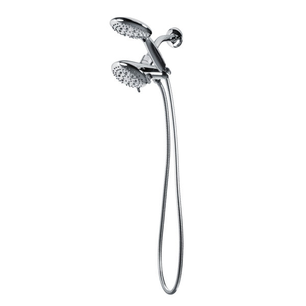 Pulse Shower Spas Fusion 4.7-in Multi-function Showerhead and Multi-function Handshower Shower ...